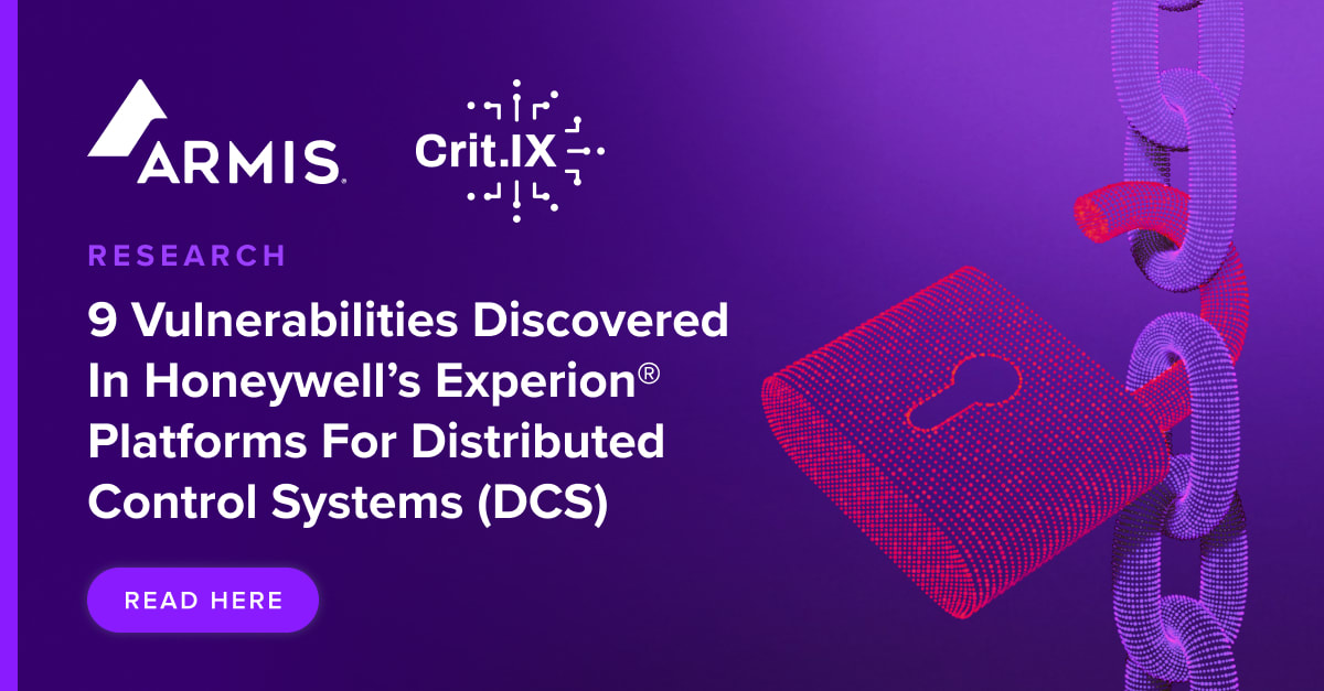 Armis and Honeywell jointly disclose “Crit.IX” | Armis