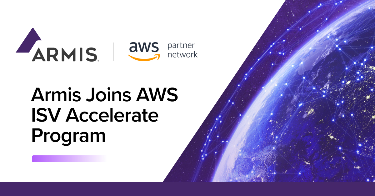 Armis Joins AWS ISV Accelerate Program | Armis
