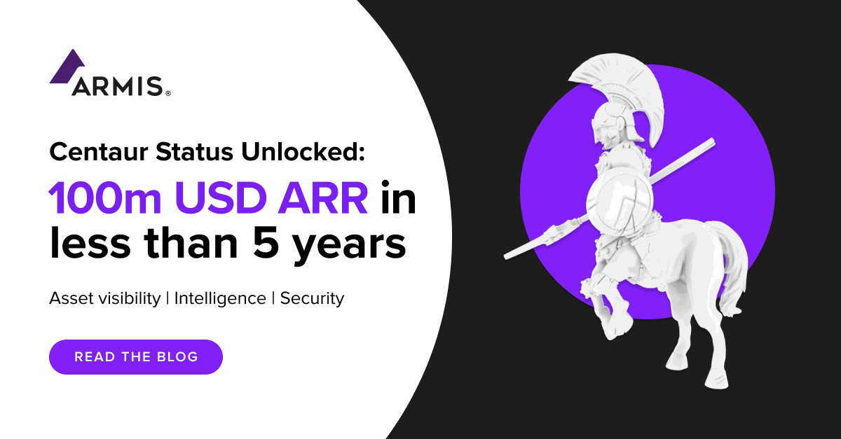 Armis Surpasses 100m USD ARR in Less Than 5 Years | Armis