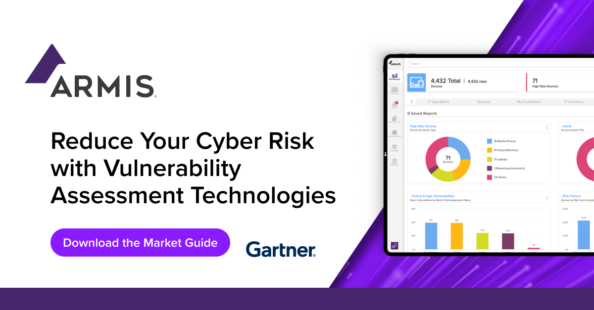 Armis is proud to announce that we have been named a Sample Vendor in Five 2023 Gartner Hype ...