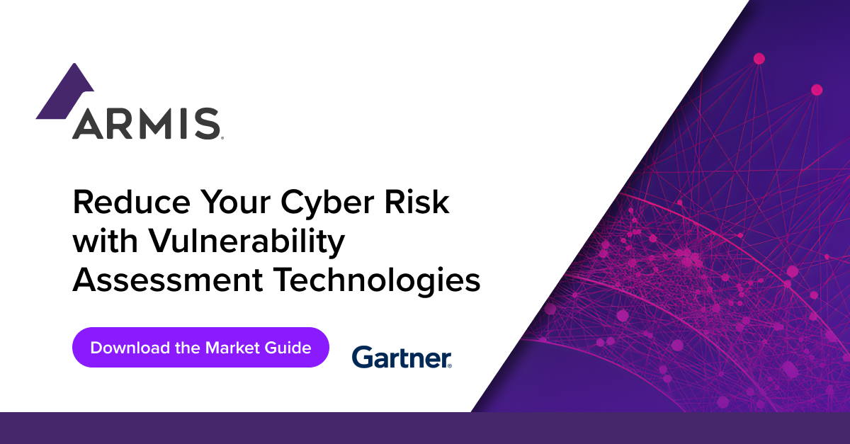 Armis is a Representative Vendor in the Gartner® Market Guide for ...