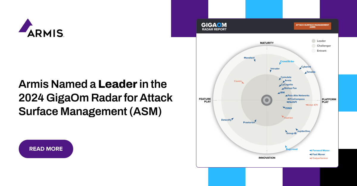 Armis Named a Leader in the 2024 GigaOm Radar for Attack Surface Management | Armis